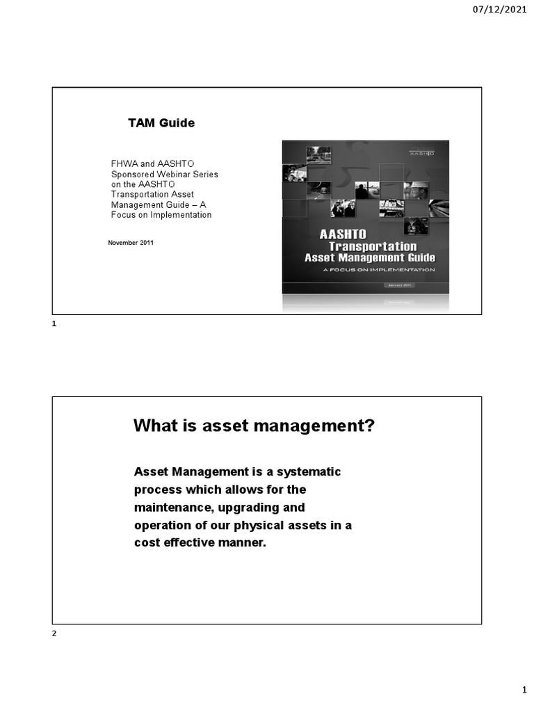 Highway Asset Management Pdf Asset Management Road Surface