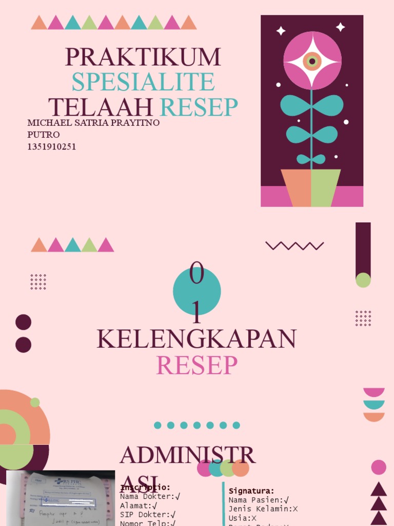 Telaah Resep 1 | PDF