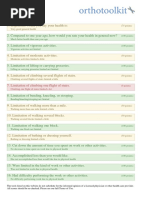 SF-36 Questionnaire | PDF