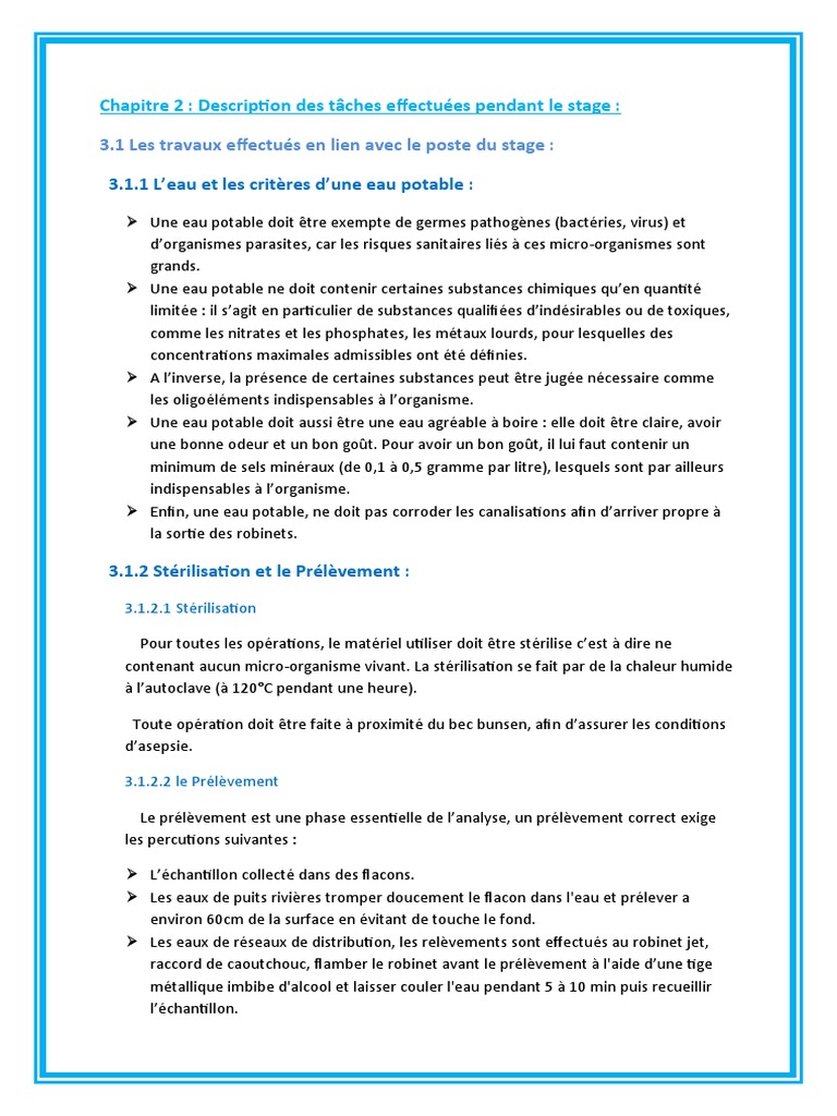 Chapitre 2 | PDF | Boire de l'eau | Eau