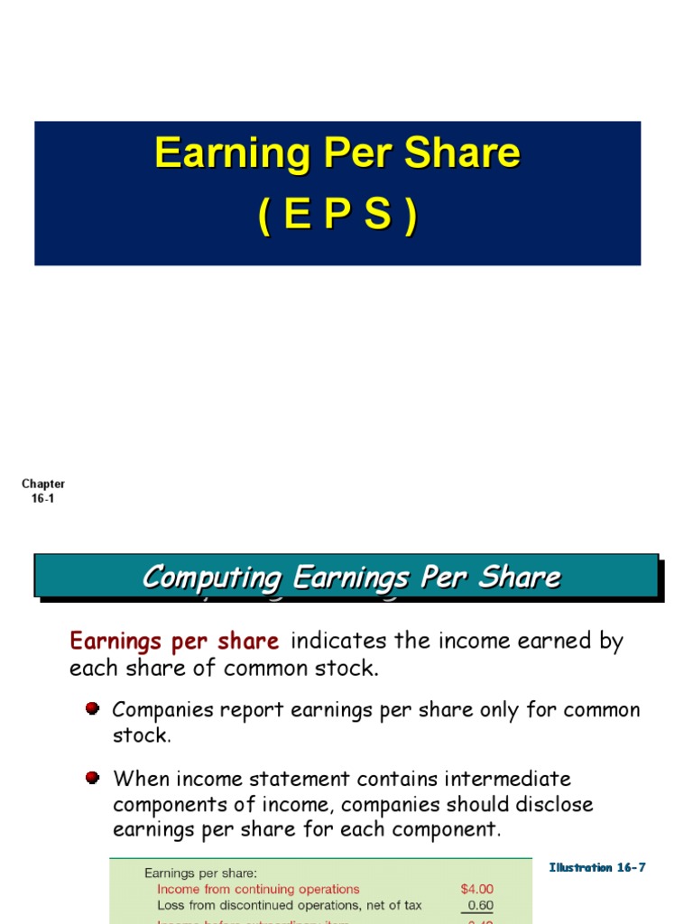 Earning Per Share (EPS) | PDF | Earnings Per Share | Stocks