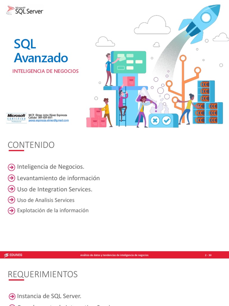 SQL Avanzado - BI | PDF | Inteligencia de negocios | Servidor SQL de ...