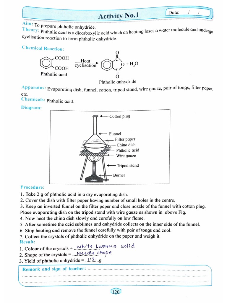 Chemistry Activity No. 1,2,3,4,5&6 | PDF | Plastic | Ester