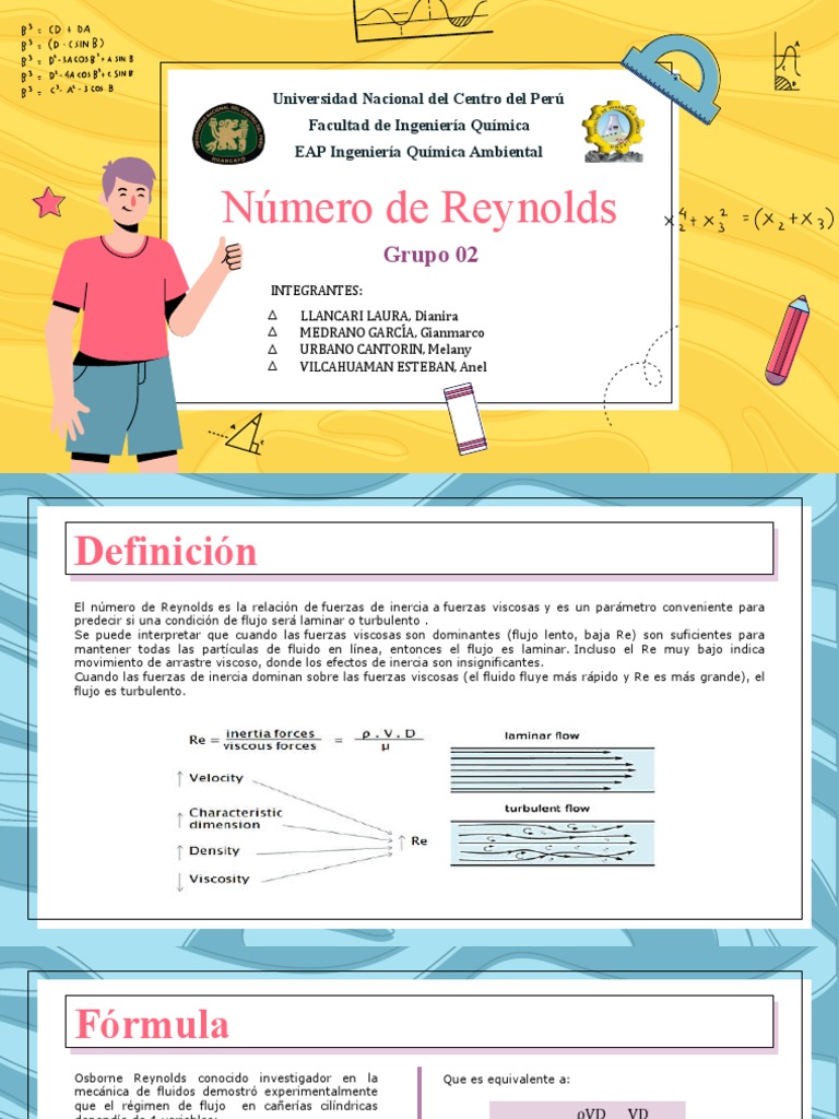 Grupo 2-Número de Reynolds-Final | PDF | Numero Reynolds | Flujo laminar