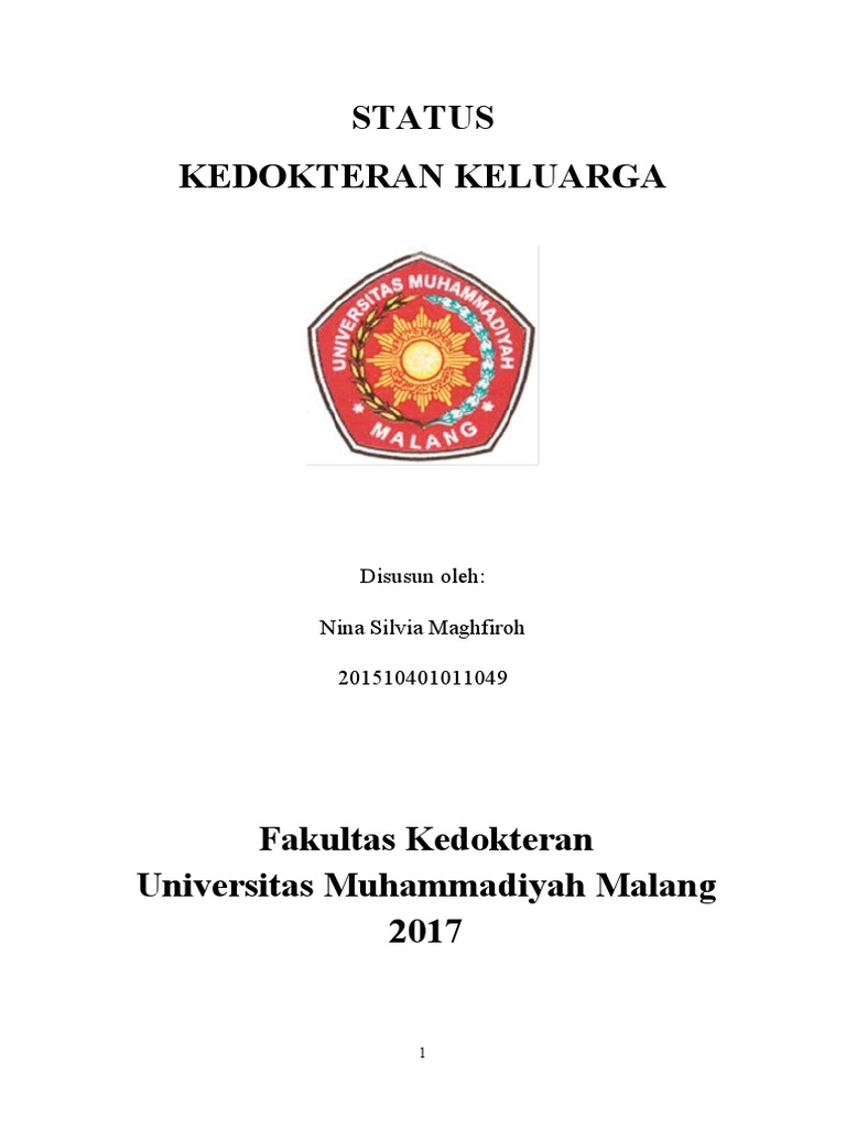 Status Kedokteran Keluarga - Vulnus Apertum + Nail Avulsion - Nina ...