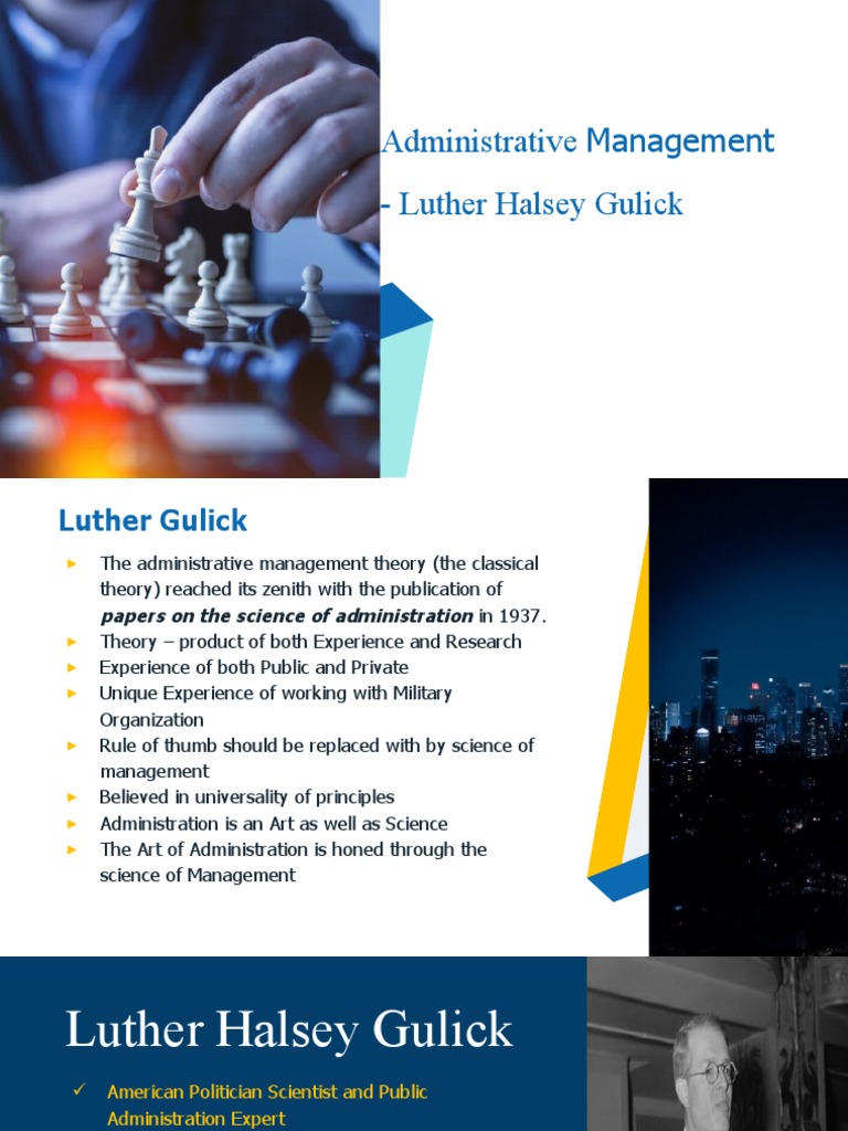 Administrative Management - Luther Halsey Gulick | PDF | Color ...