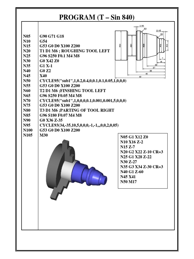 Lect 10 Turning Programing Solved Problems | PDF