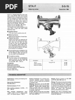 STAF/STAG Valve Installation Guide | PDF | Valve | Pipe (Fluid Conveyance)