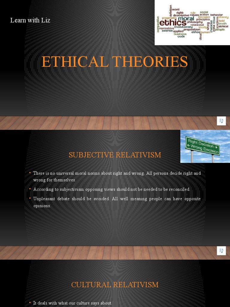 Ethical Theories: Learn With Liz | PDF | Utilitarianism | Morality