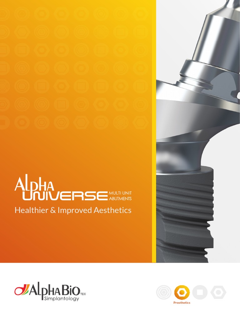 Alpha Bio Multi Unit Abutments | PDF | Dental Implant | Screw