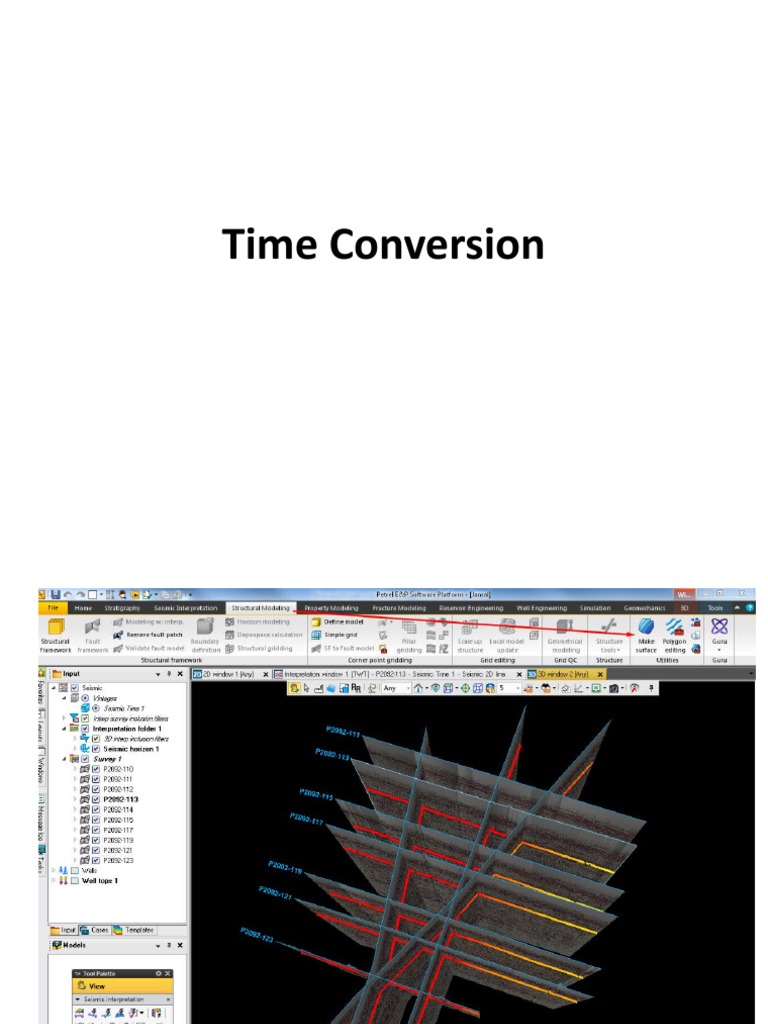 Time and Depth Conversion | PDF