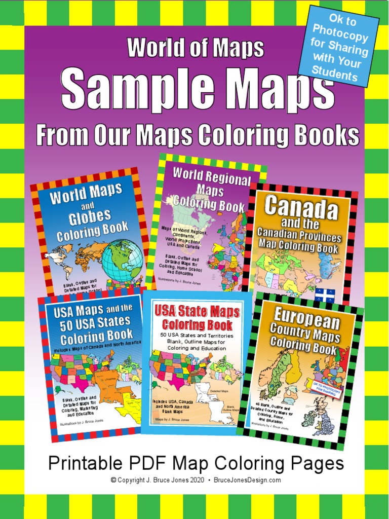 5 Map Books Sample Collection FreeUSandWorld | PDF
