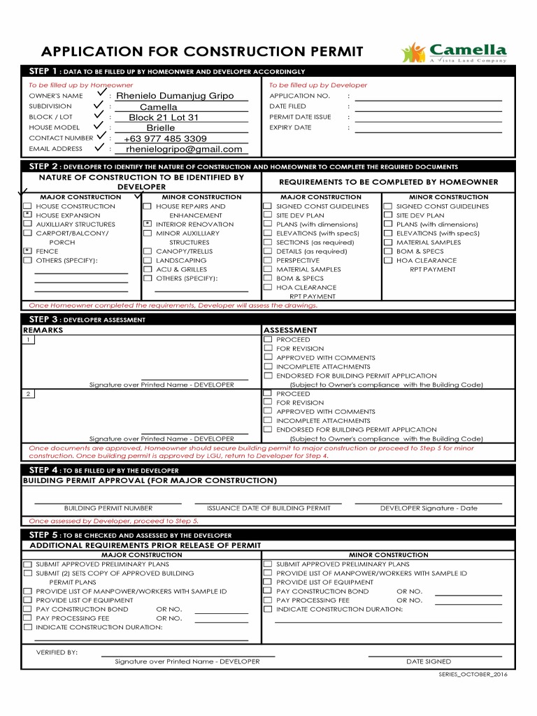 House Renovation Application Guidelines | PDF | Architect | Plumbing