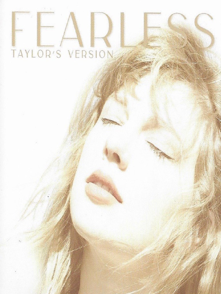 Taylor Swift 2 Fearless Taylor S Version Booklet Pdf