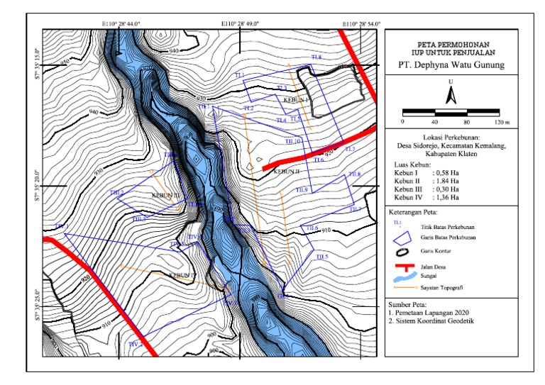Peta Eksisting untuk IUP Penjualan | PDF