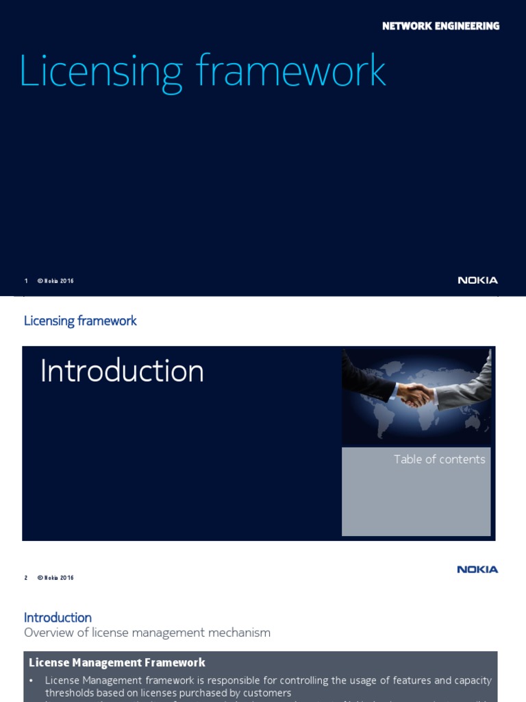 Licensing Framework: Network Engineering | PDF | Computer Network ...