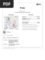 Ride Invoice for Shalin | PDF | Invoice | Payments