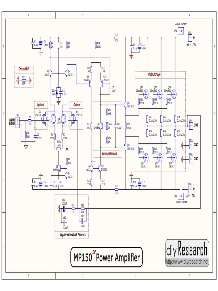 MP150 - SCH MP150 Power Amplifier | PDF