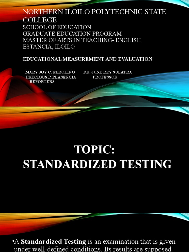 Standardized Testing | PDF | Standardized Tests | Test (Assessment)