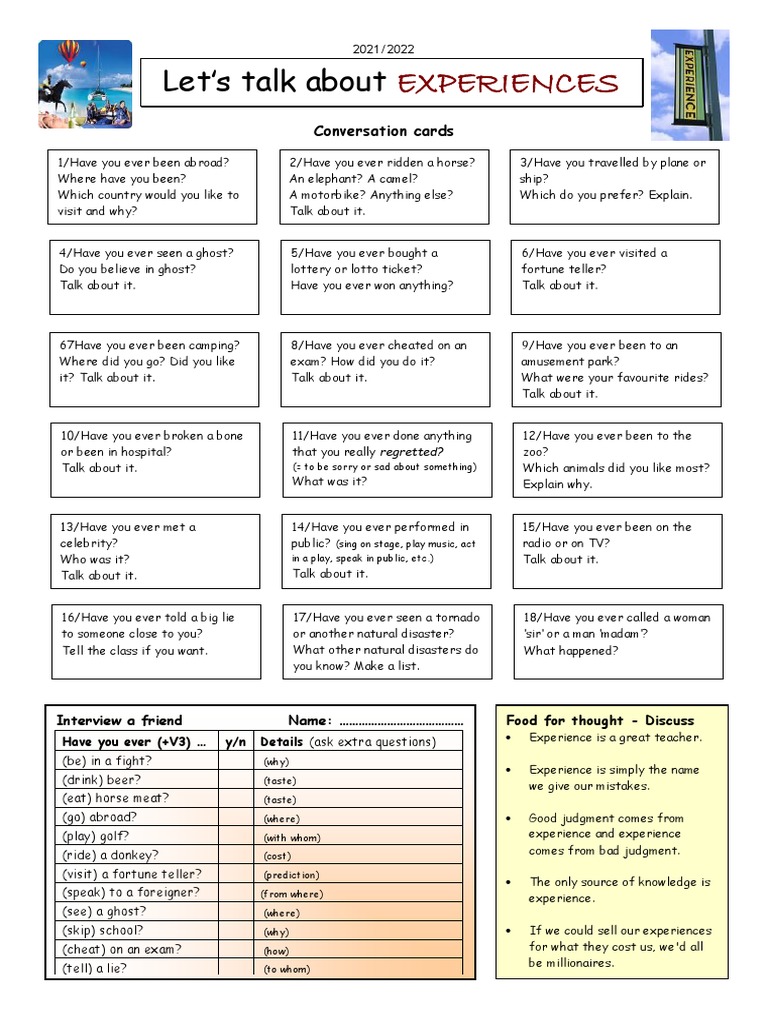 Lets Talk About Experiences Online 2 Info 3 29 Nov | PDF