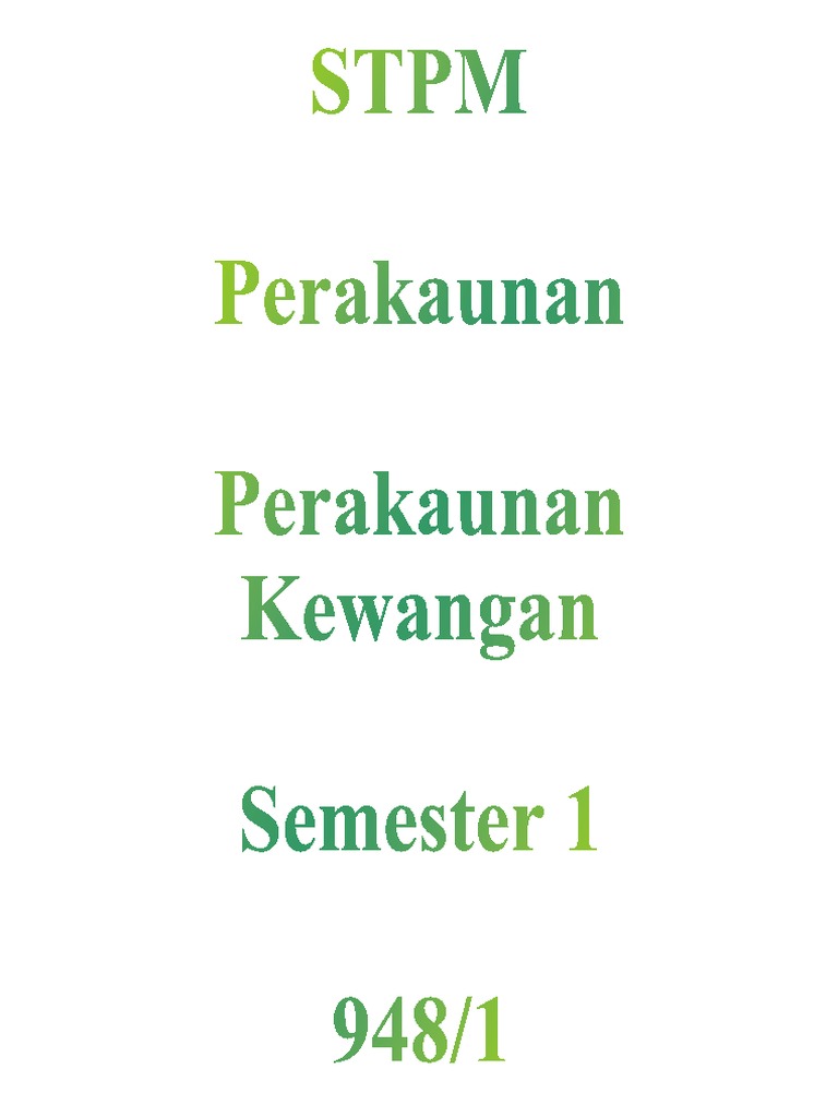 STPM 948 (A4) | PDF