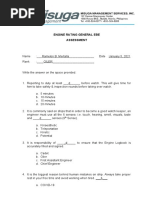 Engine Watchkeeping For Ratings 2023 Handout | PDF | Diesel Engine | Boiler