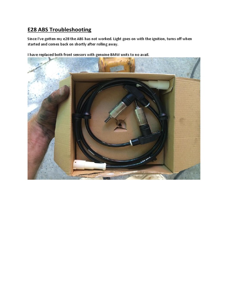 E28 Abs Troubleshooting Pdf Electrical Connector Anti Lock