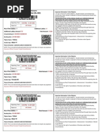 TTD Special Entry Darshan Receipt | PDF