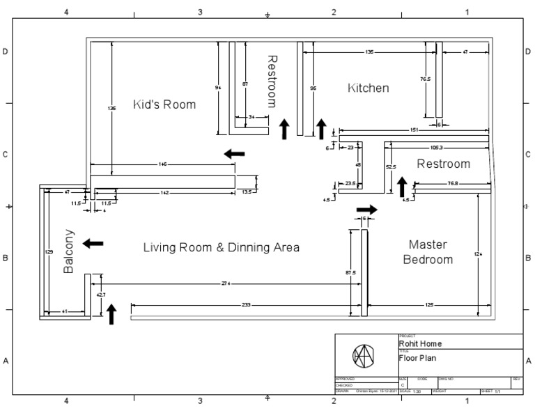 Floor Plan Rohit | PDF | Buildings And Structures | Queensland Heritage ...