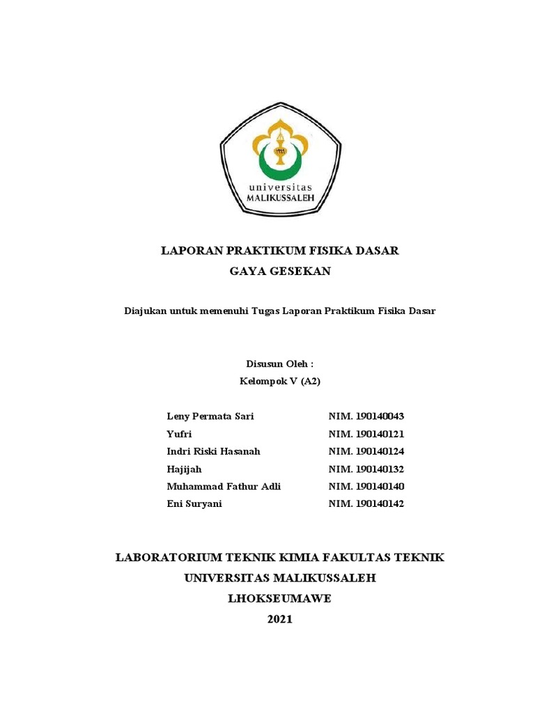 Gaya Gesekan dalam Praktikum Fisika | PDF