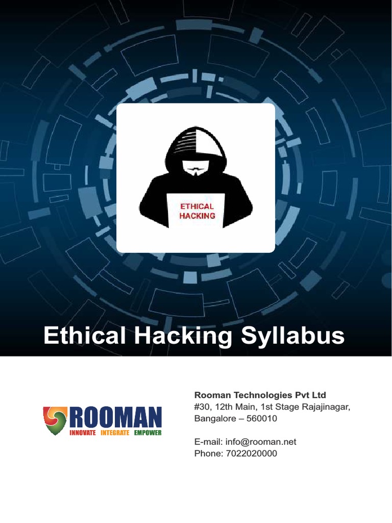 Ethical Hacking Syllabus: Rooman Technologies PVT LTD | Download Free PDF | Malware | Cryptography