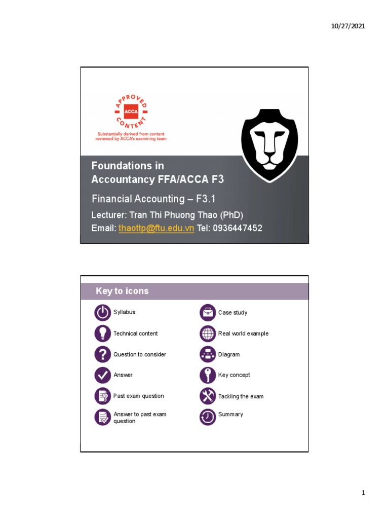 Foundations in Accountancy FFA/ACCA F | Download Free PDF ...