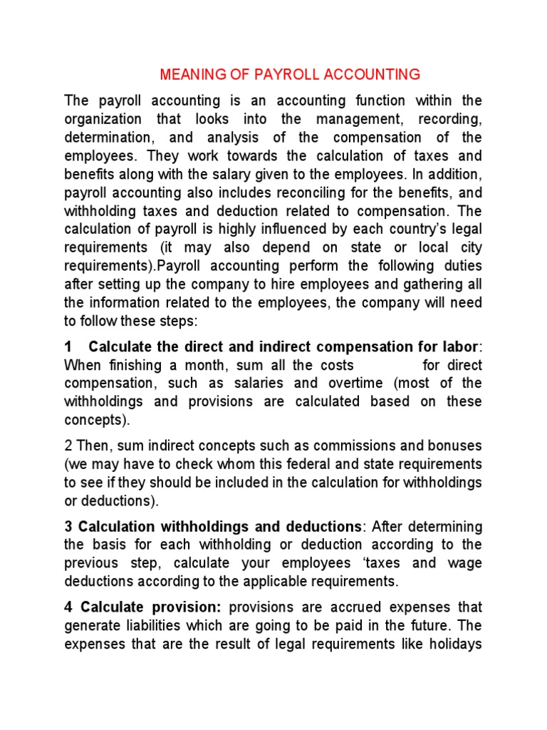 Accounting Assignment 1 | PDF | Payroll | Salary