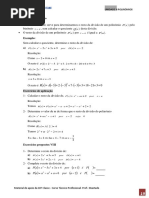 Aplicação da Regra de Ruffini | PDF | Divisão (Matemática) | Álgebra