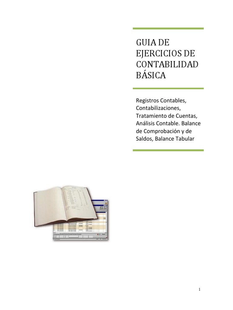 Material Complementario - Guía de Ejercicios de Contabilidad Básica | PDF | Bancos | Contabilidad
