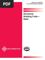 AWS D1.1 - Structural Welding Code - Steel | PDF