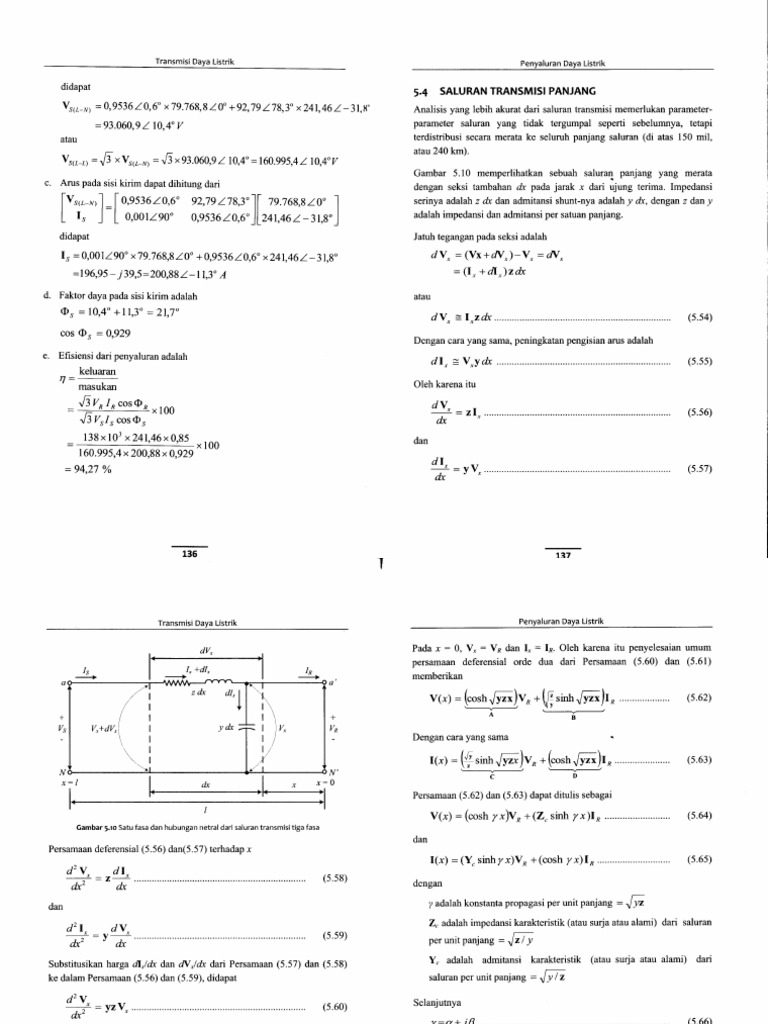 Saluran Transmisi Jarak Panjang | PDF