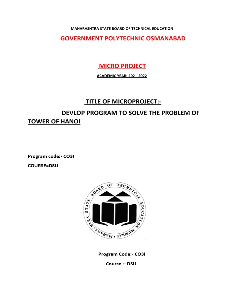 G22 DSU Microproject | PDF | Computer Science | Computer Programming