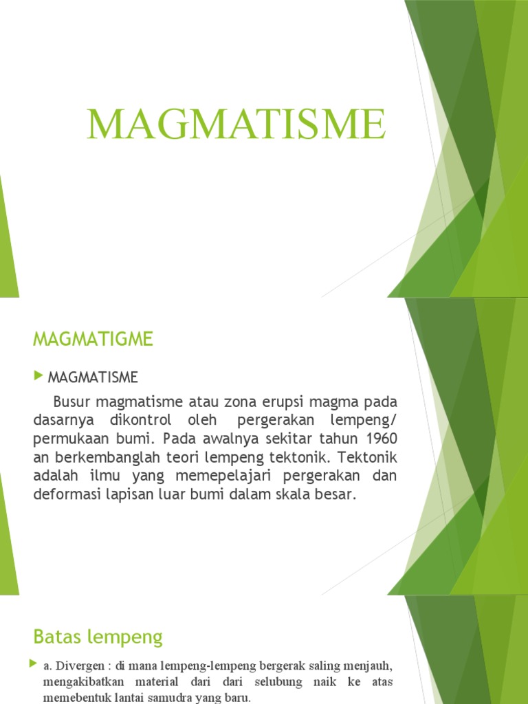 Memahami Magmatisme dan Pergerakan Lempeng | PDF