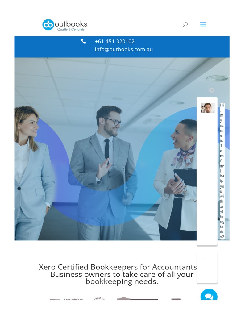 Xero Bookkeeping - Outbooks Australia | PDF | Cloud Computing | Bookkeeping