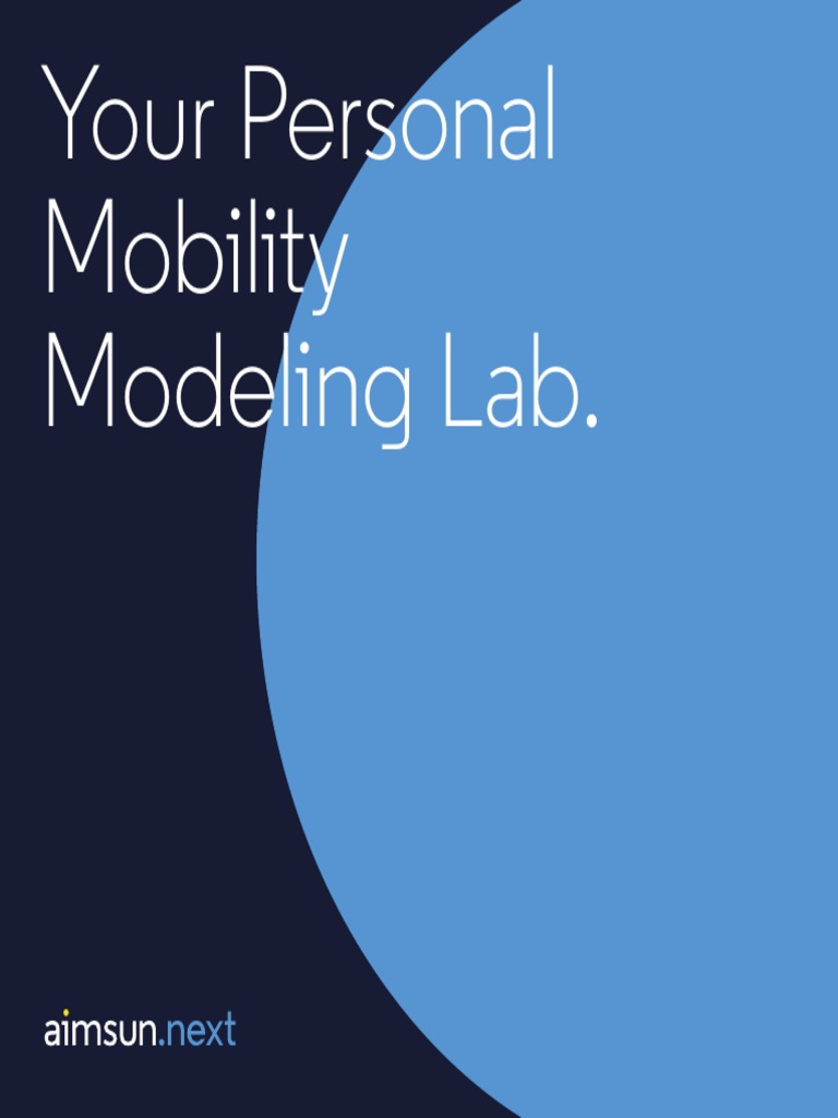 Aimsun Brochure Next | PDF | Simulation | Software