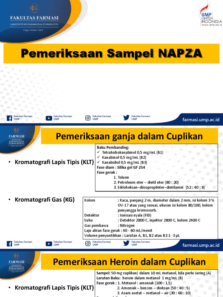 Materi 7 Pemeriksaan Sampel NAPZA | PDF