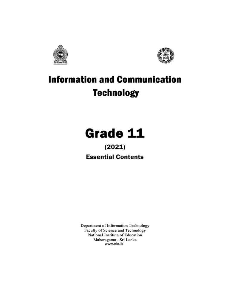 G11 e Ict | Download Free PDF | Databases | Relational Database