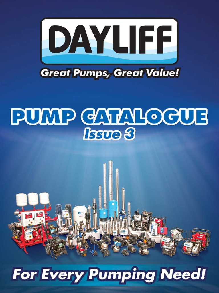 Dayliff Pump Catalogue Overview | PDF | Pump | Flow Measurement