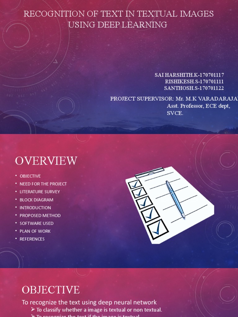 Recognition of Text in Textual Images Using Deep Learning | PDF ...