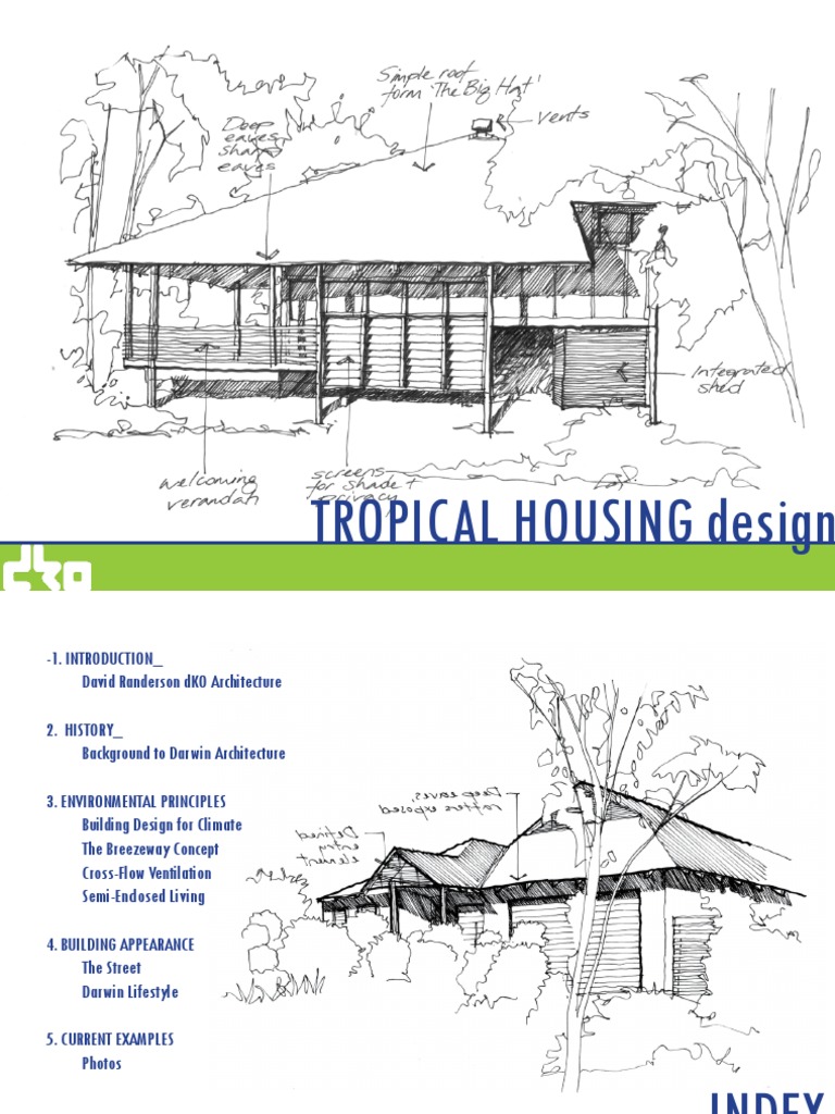 Tropical Housing Design Strategies | PDF | Home | Buildings And Structures