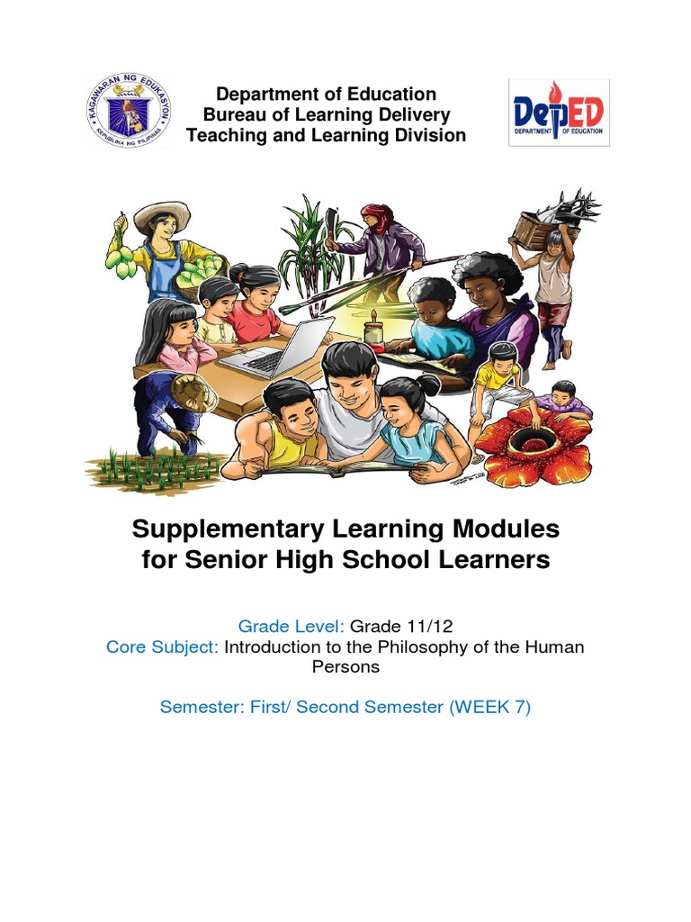 Supplementary Learning Modules For Senior High School Learners | PDF ...