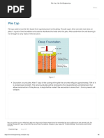 Pile Cap Construction Procedures | PDF | Deep Foundation | Concrete