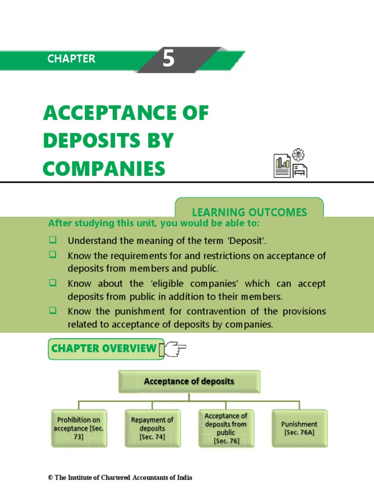 5.acceptance of Deposits by Companies | PDF | Deposit Account | Banks