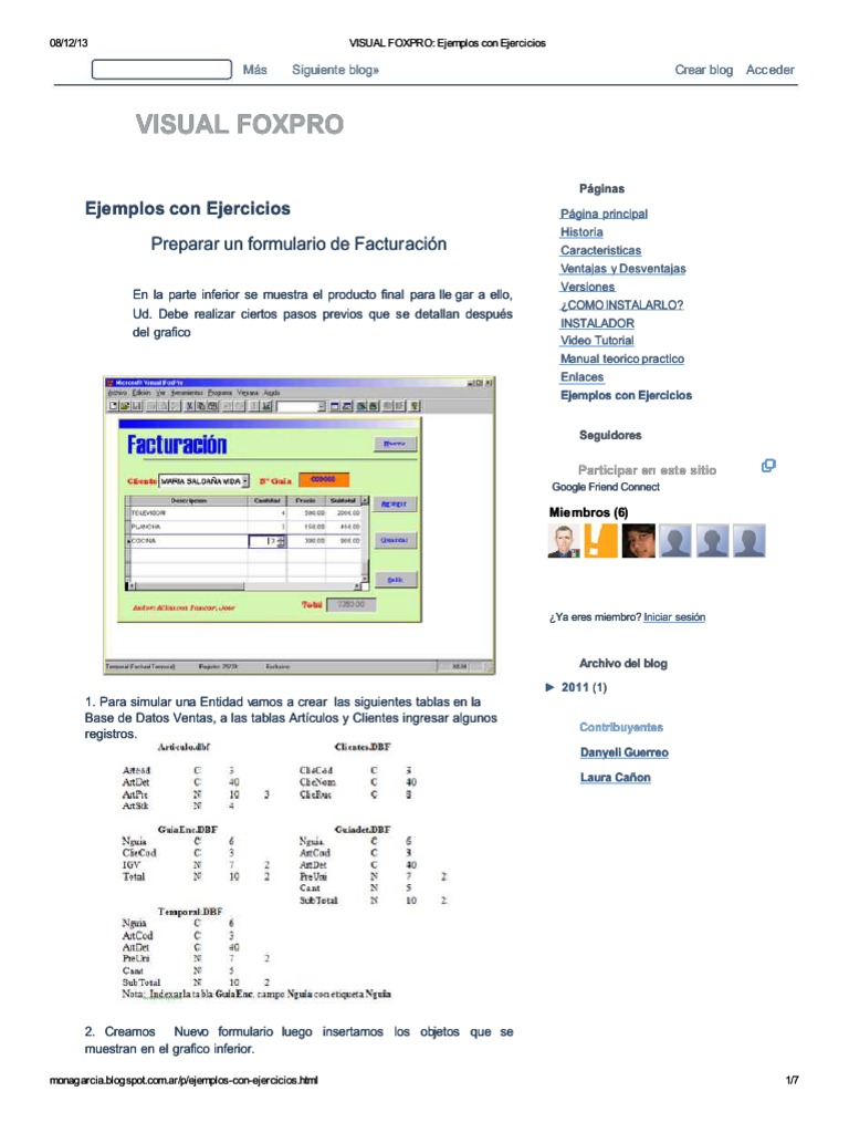 Qdoc - Tips - Visual Foxpro Ejemplos Con Ejerciciospdf | PDF | Tecnologías de la información ...